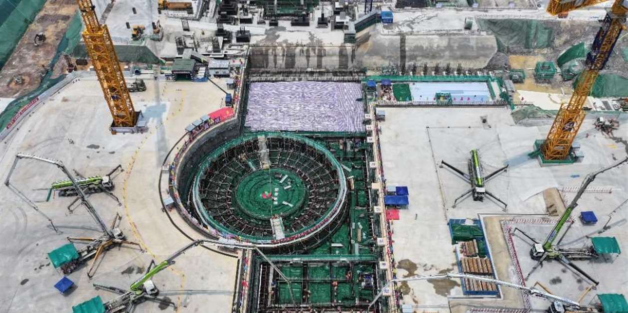 Four major nuclear power reactors that have started construction in ...