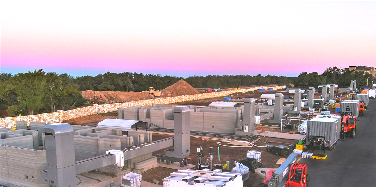 Icon’s 3D-printed village in Texas, US, nearing completion ...