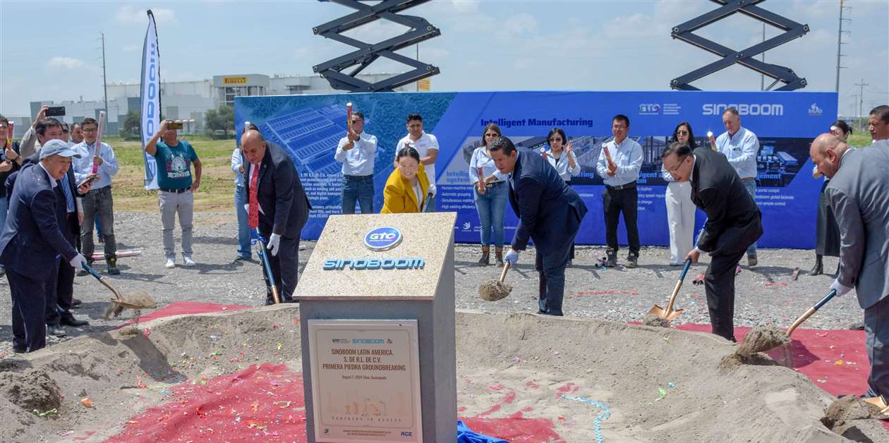 Sinoboom breaks ground at Mexican factory - Construction Briefing