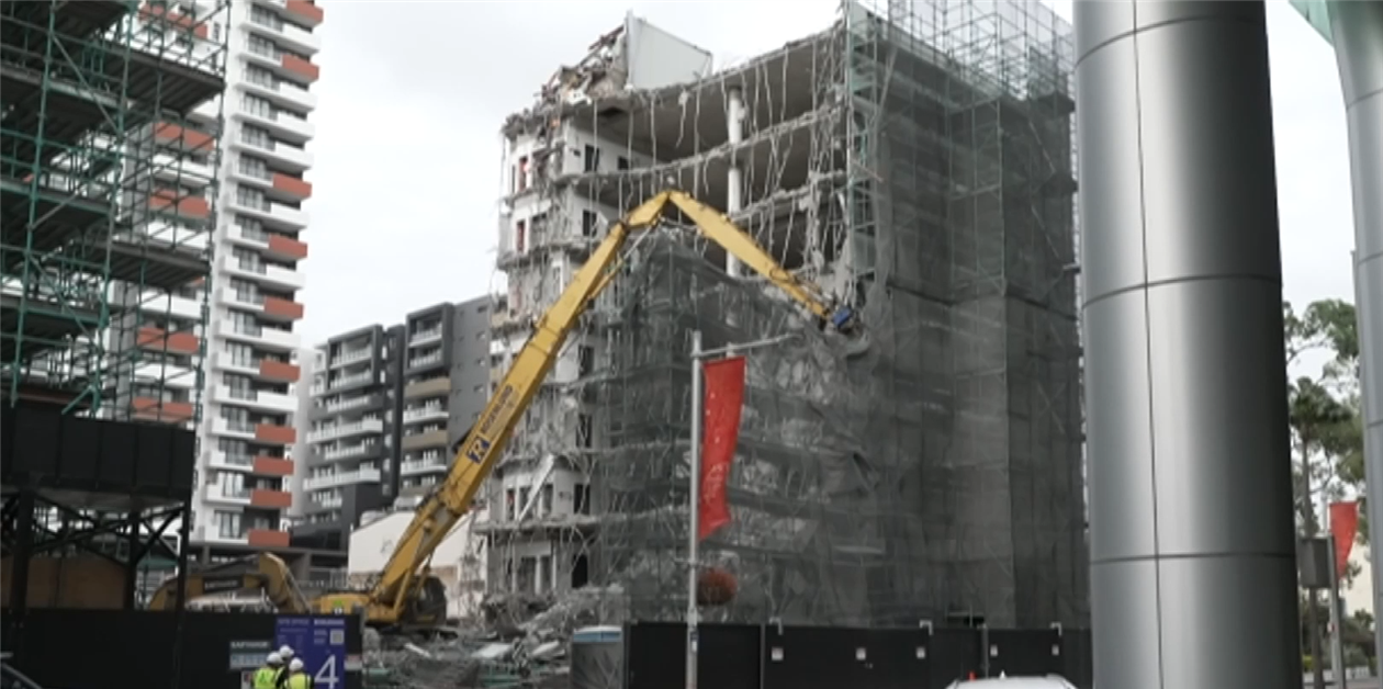 SafeWork NSW investigates partial collapse of 10-storey building in ...