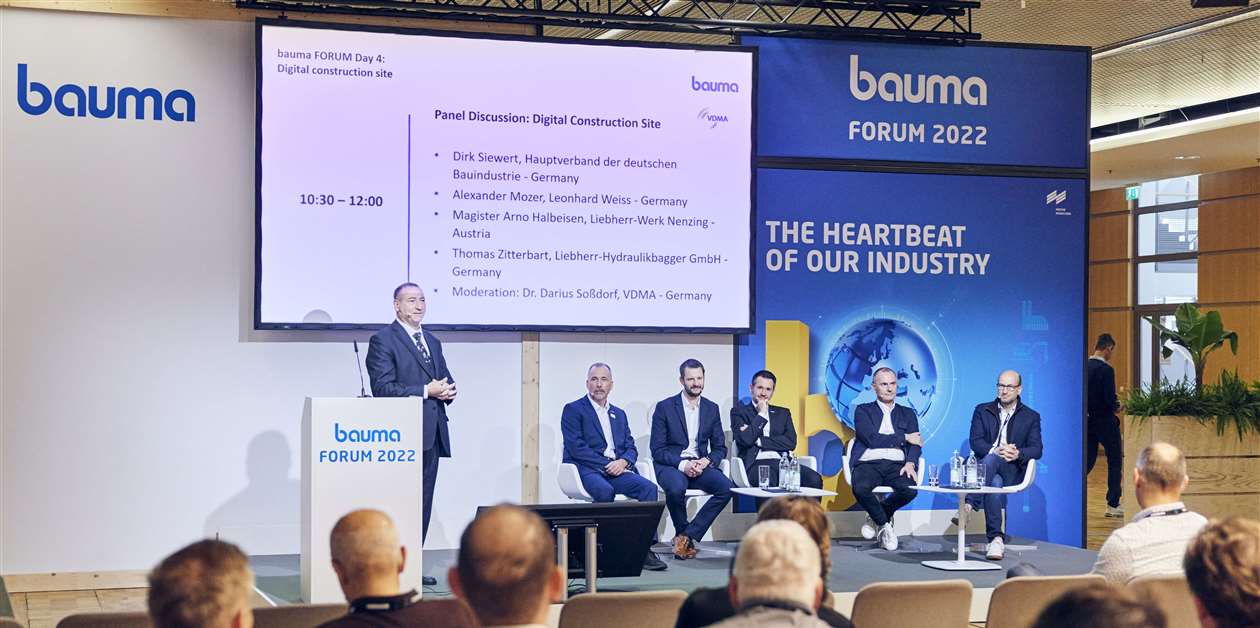 Bauma Forum: key conference topics and times - Construction Briefing