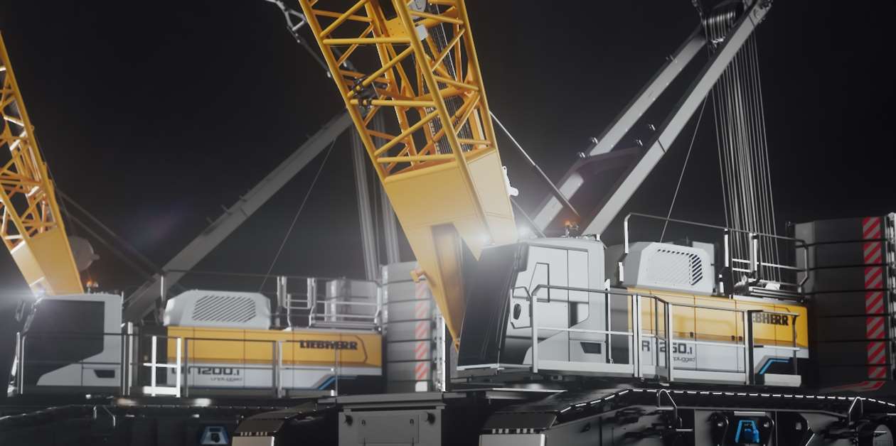Electric crawler cranes new from Liebherr - Construction Briefing