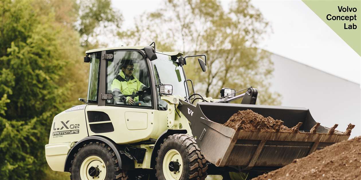 Volvo unveils electric compact wheeled loader - Construction Briefing