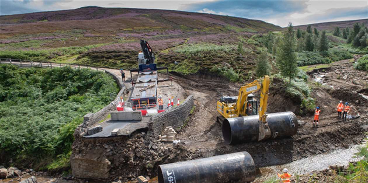 Wind turbine repurposed to build bridge - Construction Briefing