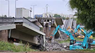 Cause of German bridge collapse revealed as entire structure has to be ...