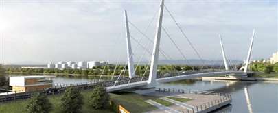 First swing bridge over River Clyde in Scotland opens - Construction ...