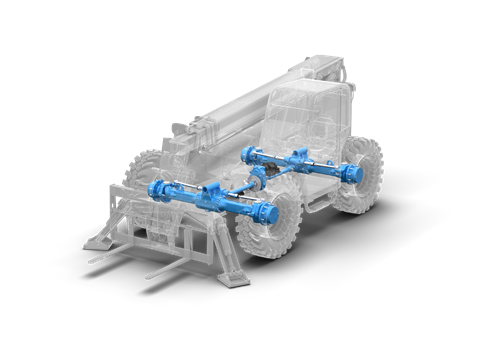 Dana hydrostatic driveline for North American telehandlers ...