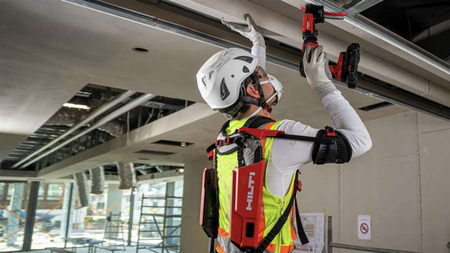 Hilti launches improved version of exoskeleton - Construction Briefing