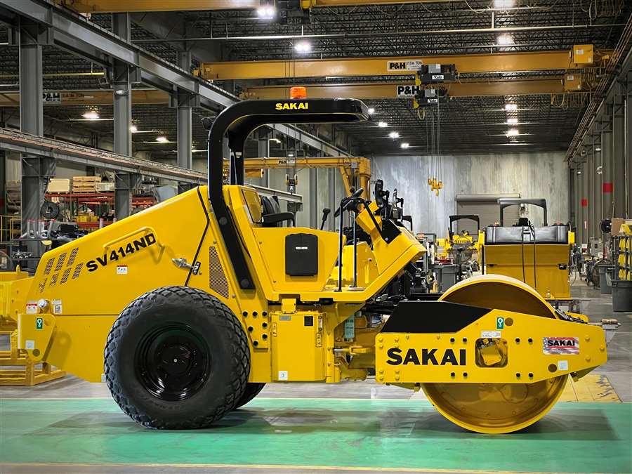 First Sakai oscillating soil compactor in production - Construction ...